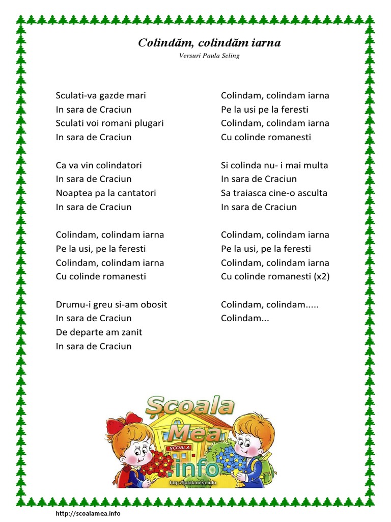 Colinda - Colindăm, Colindăm Iarna | PDF