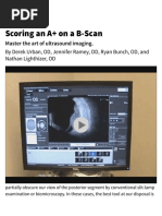 B-Scan Ocular Ultrasound Overview | PDF | Medical Ultrasound | Human Eye