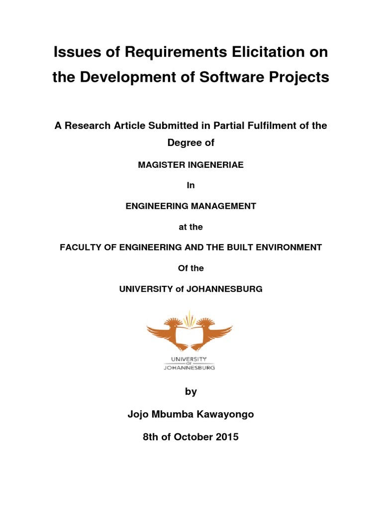Project Management (Research Article) | PDF | Qualitative Research | Expert