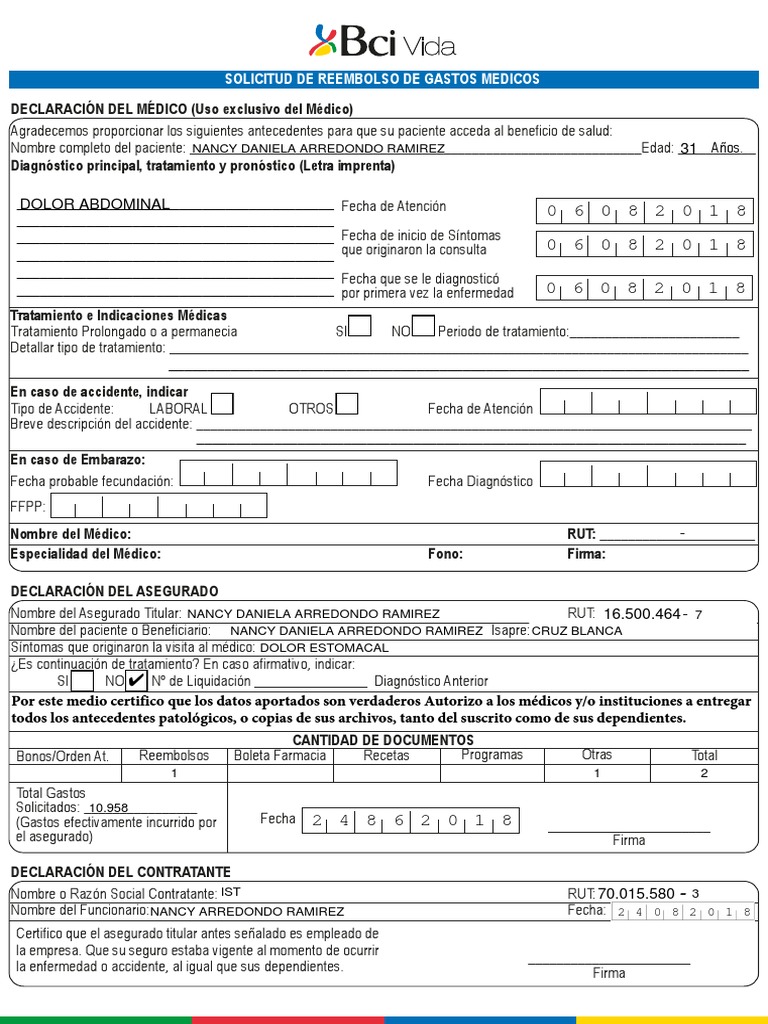 FORMULARIO | Farmacia | Diagnostico medico