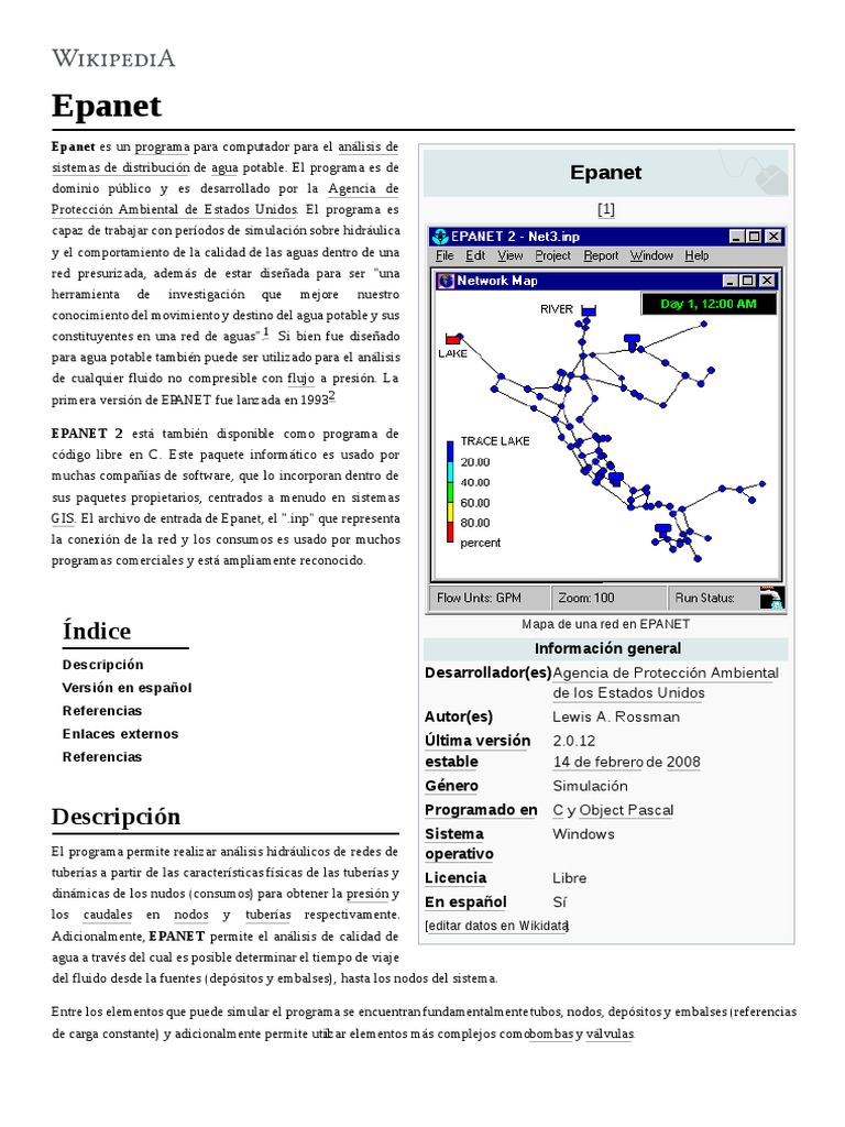 Epanet | PDF | Programa de computadora | Programación