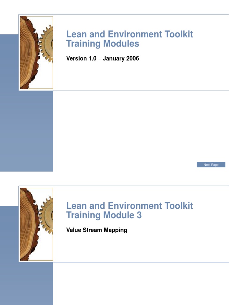 Lean and Environment Toolkit Training Modules: - January 2006 | PDF ...