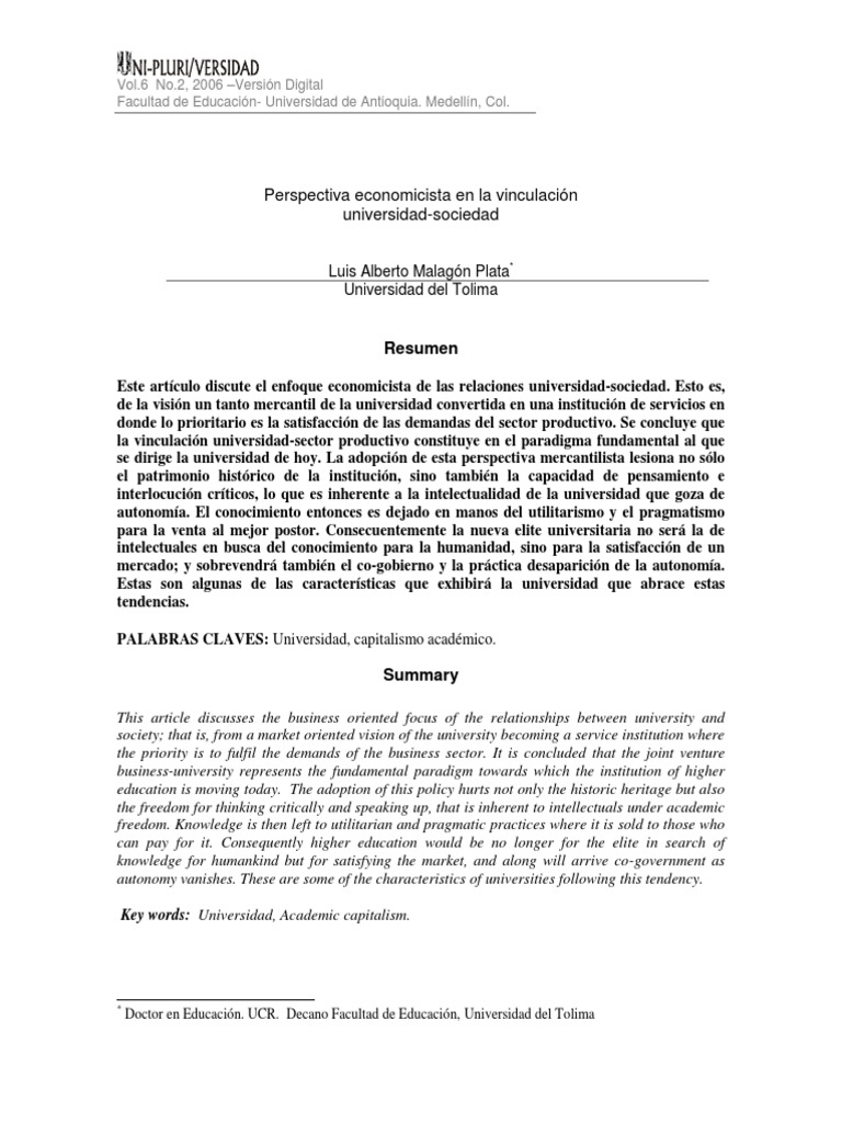 Pertinencia Universidad | Conocimiento | Universidad