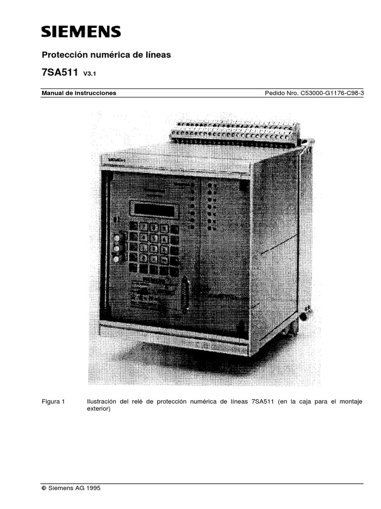7SA511 | PDF | Enchufes y tomas de corriente alterna | Transformador