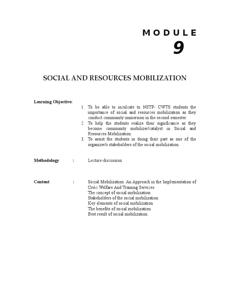 Activity Module 9 SRM | PDF