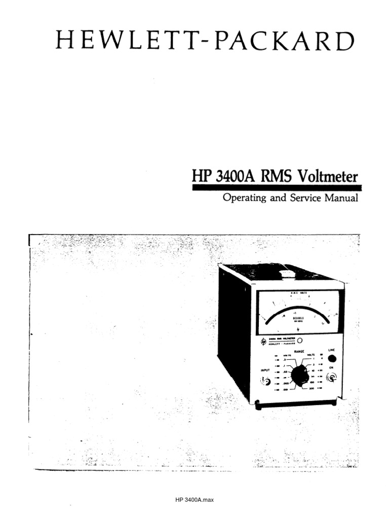 HP 3400a | PDF