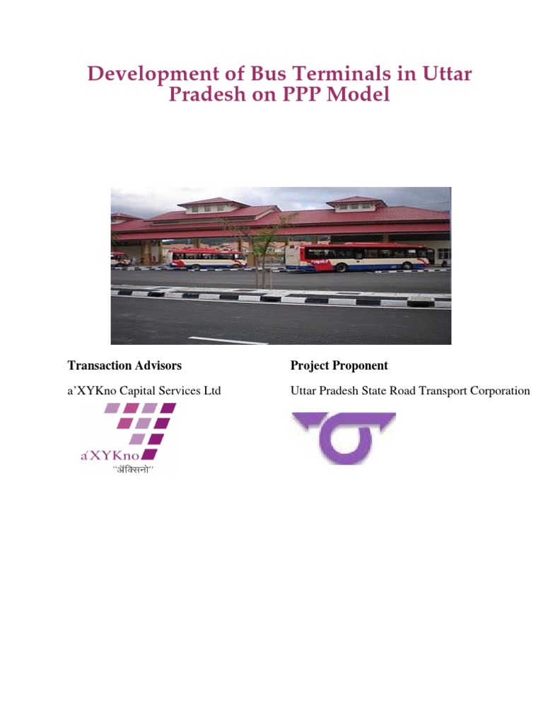 Preview - Development of Bus Stations in Uttar Pradesh On PPP Model ...
