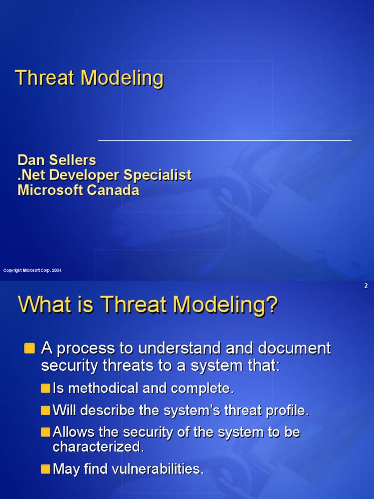 02 Threat Modeling | PDF | Vulnerability (Computing) | Computer Security