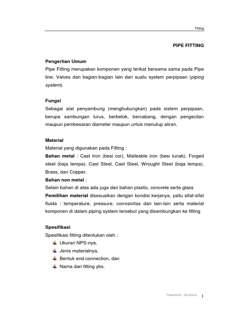 02 Pipe Fitting | PDF