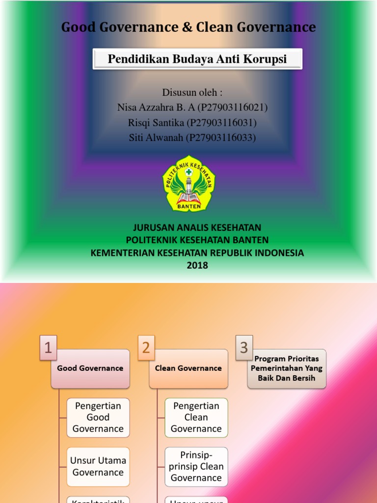 Prinsip Good and Clean Governance | PDF
