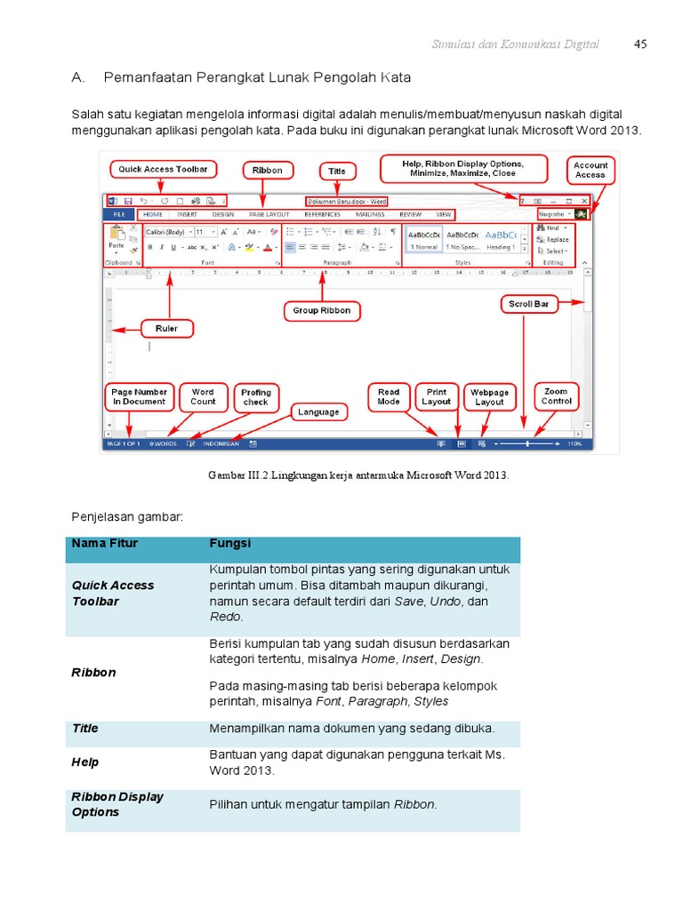 Materi Ms Word | PDF