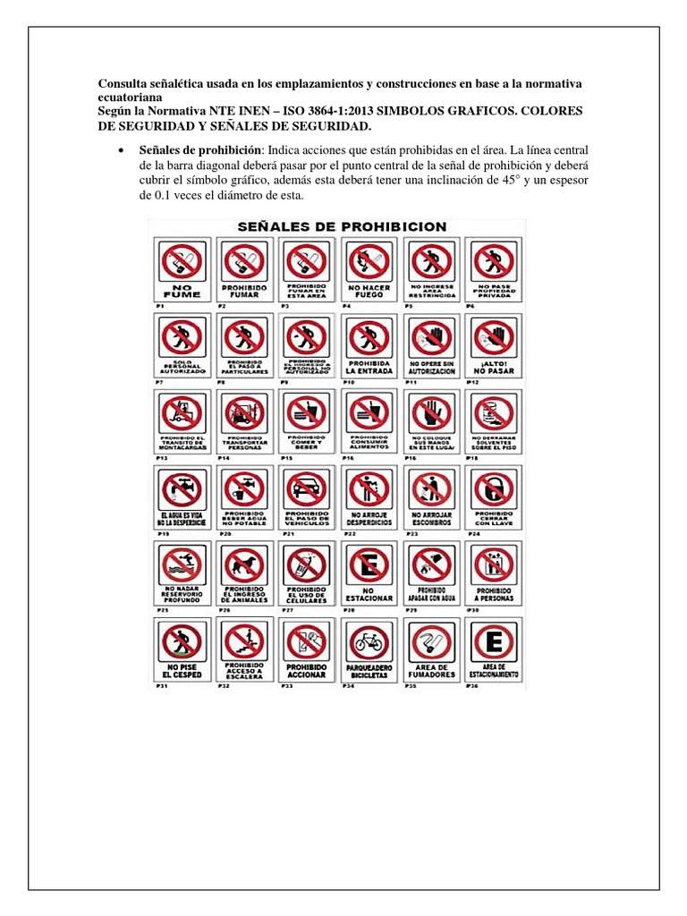Símbolos Gráficos. Colores y Señales de Seguridad | PDF