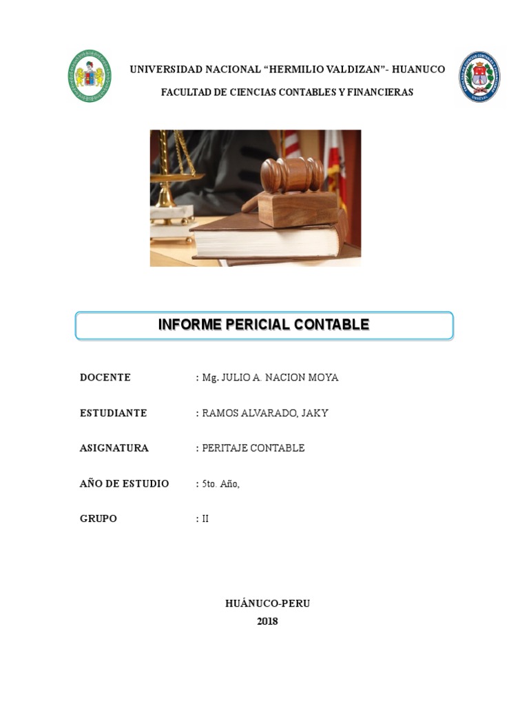 Informe Pericial Contable Espinoza Farfan Noel | PDF | Salario ...
