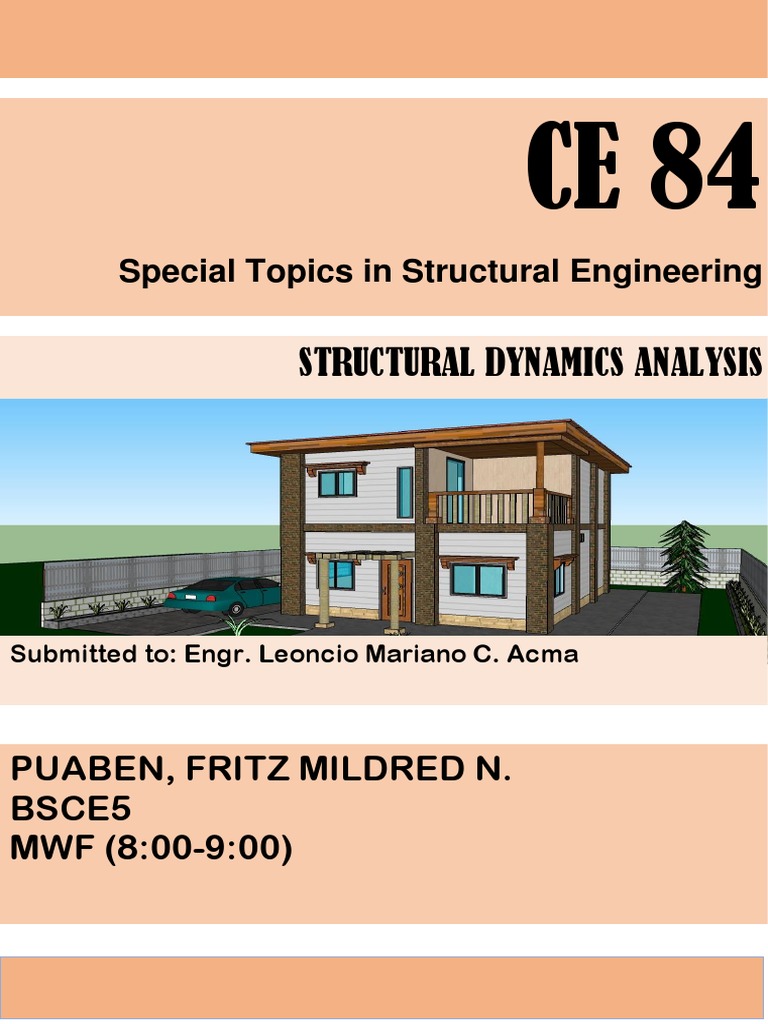 Structural Dynamics Analysis: Special Topics in Structural Engineering ...