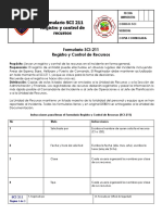 Formulario SCI - 207 Registro de Víctimas: Instructivo | PDF