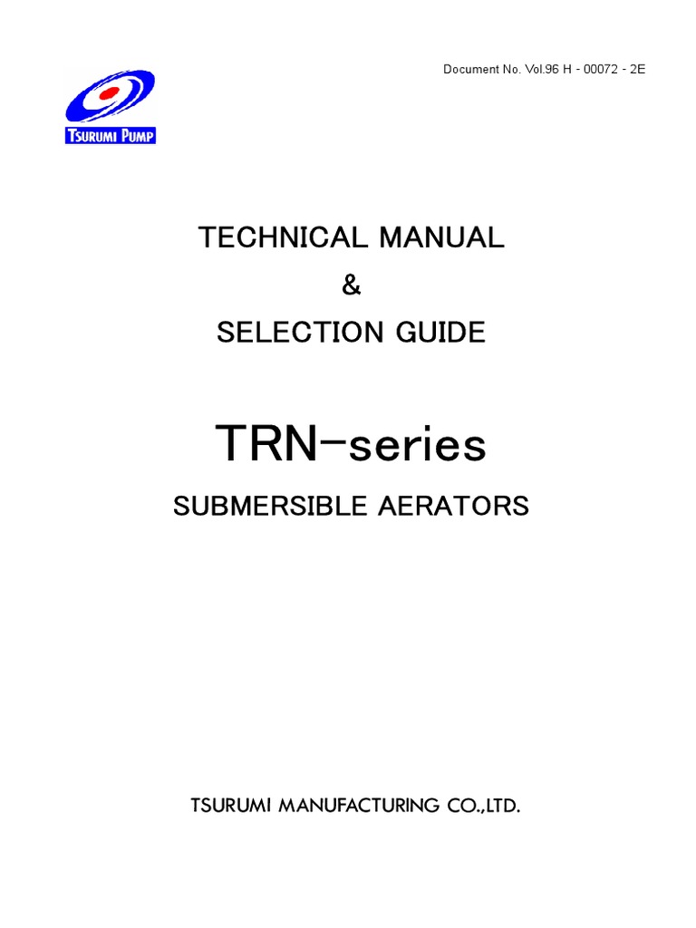 TRN Technical Manual-2e | PDF | Flow Measurement | Sewage Treatment