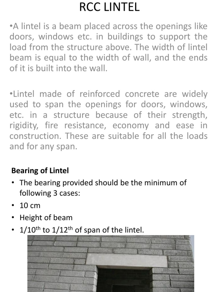 Lintel Beam