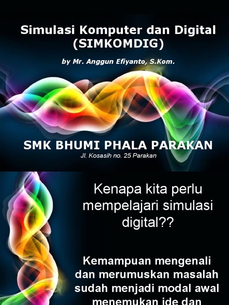 Materi PPT SIMKOMDIG 01 - 1 - Ruang Lingkup Simdig | PDF