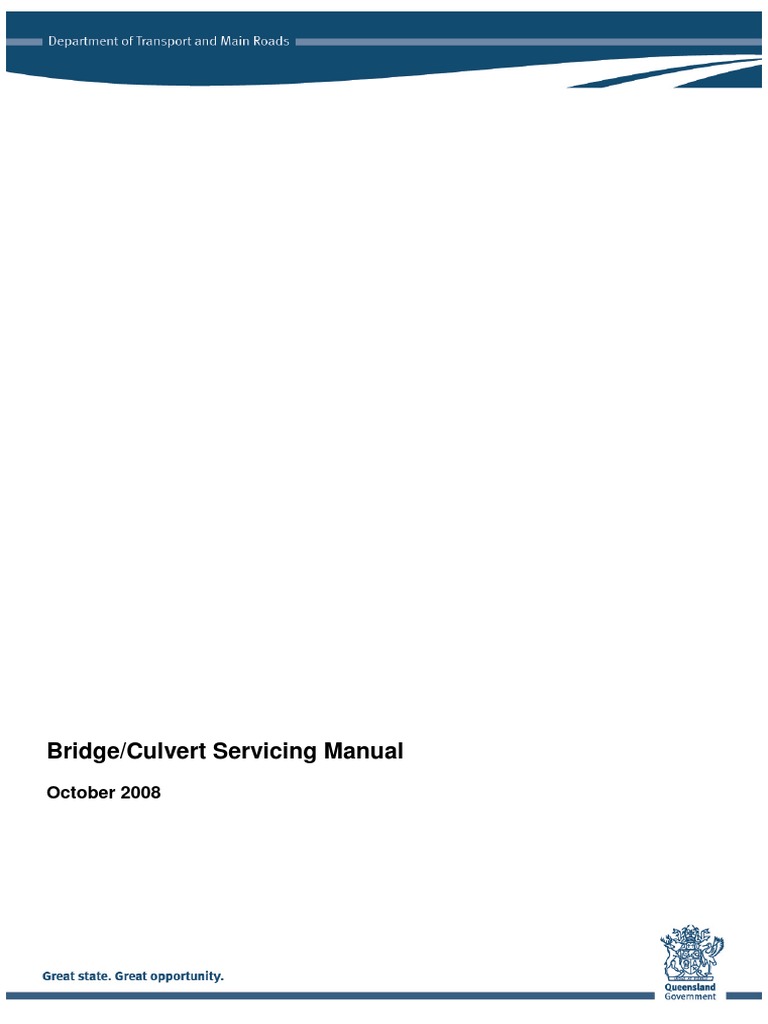 Bridge Culvert Manual Pdf Road Road Surface