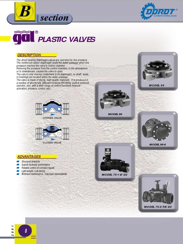 Manual Valvula Solenoide Dorot | PDF | Valve | Flow Measurement