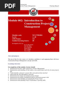 Project Management Documents & PDFs | Scribd