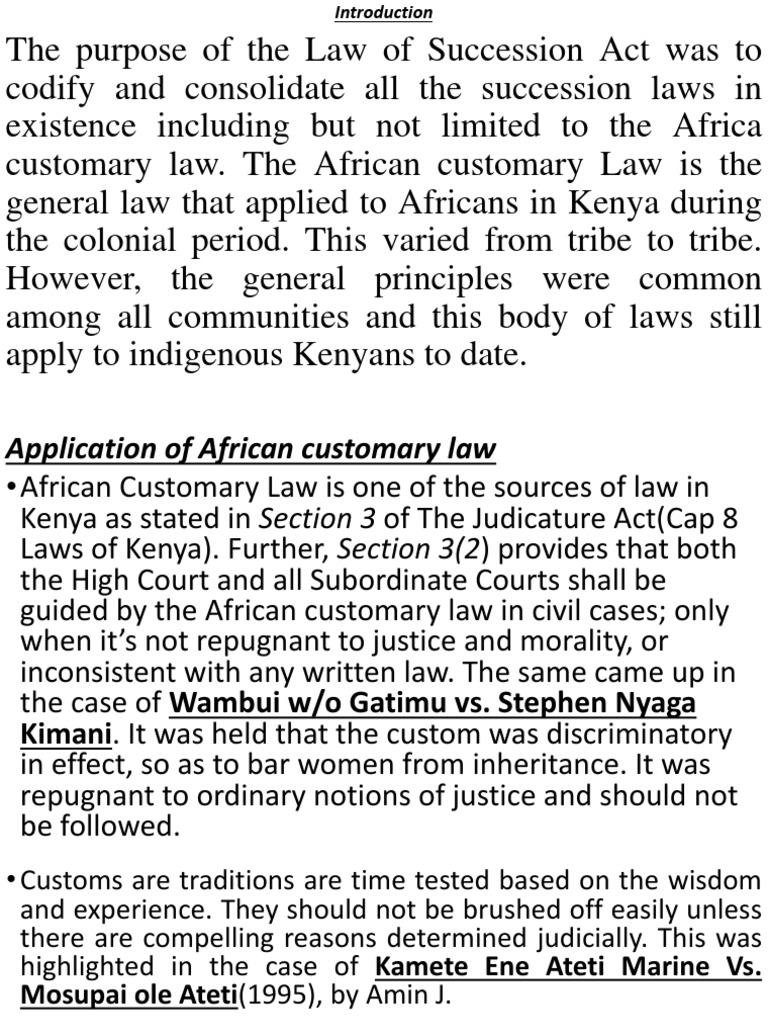 Kenya Testate Succession | PDF | Intestacy | Inheritance