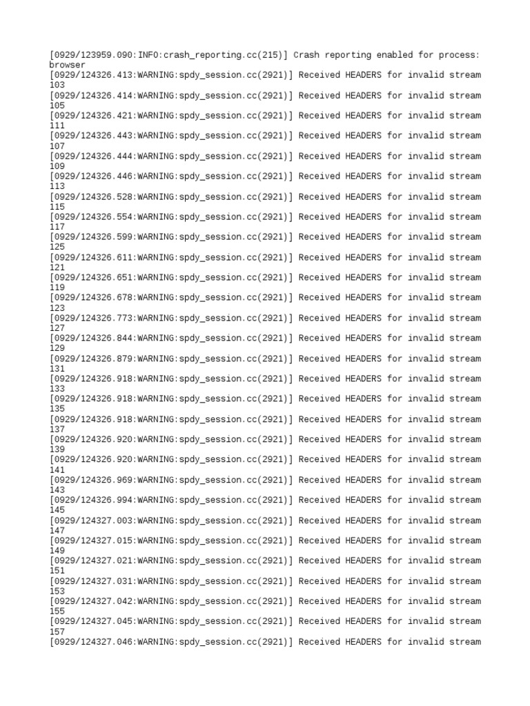 Cef Log | PDF | Cache (Computing) | Operating System Technology