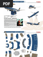 b777 Emirates Papercraft | PDF