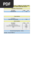 Design Calculation Sheet: Booster Pumps | PDF | Gas Technologies ...