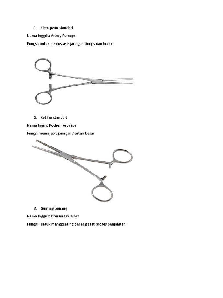 Nama Alat Instrumen Ok | PDF