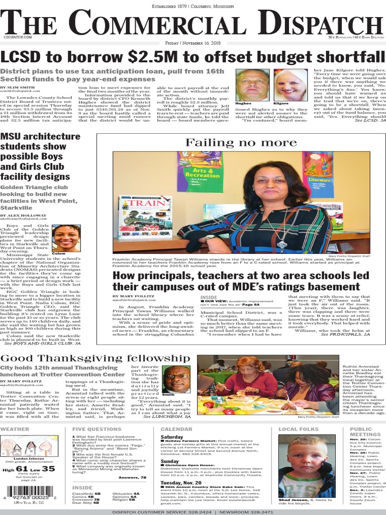 Commercial Dispatch Eedition 11.16.18 | PDF | United States Postal ...