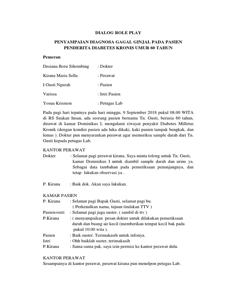 Dialog Role Play | PDF