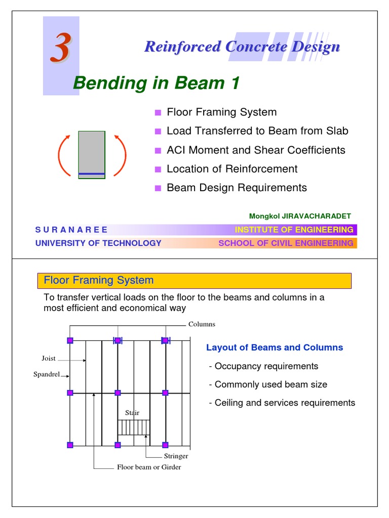 RC03 Bending1 | PDF | Beam (Structure) | Fracture
