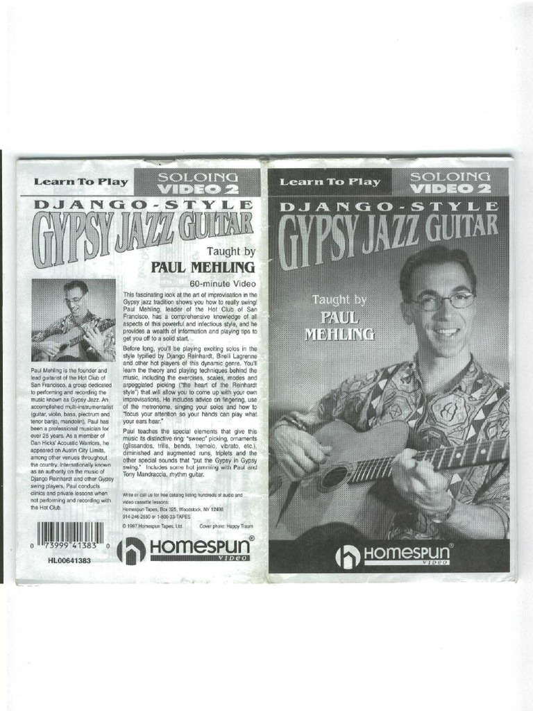 Gypsy Jazz Guitar Book PDF | PDF | Foreign Language Studies
