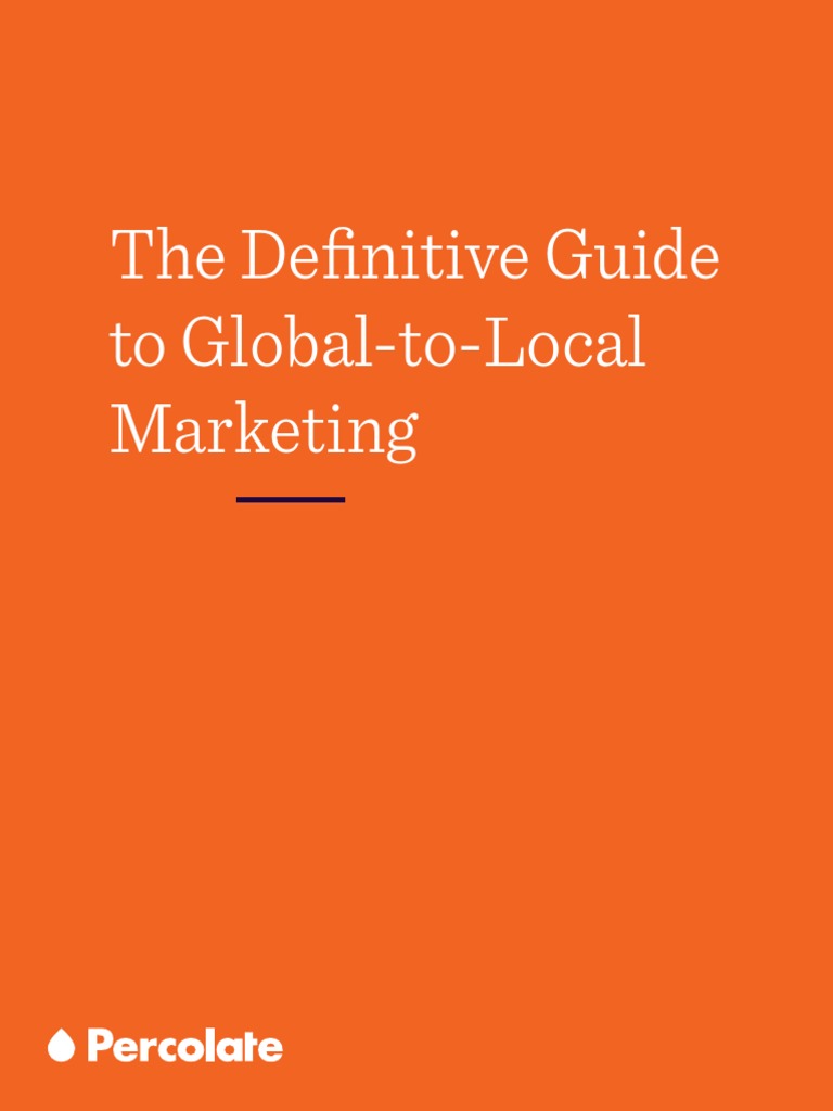 Global To Local Guide | PDF | Brand | Strategic Management