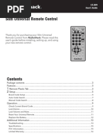 LG Universal Remote Control Guide | PDF | Remote Control | Display ...