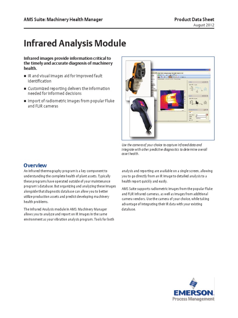 Infrared Analysis Module: AMS Suite: Machinery Health Manager Product ...