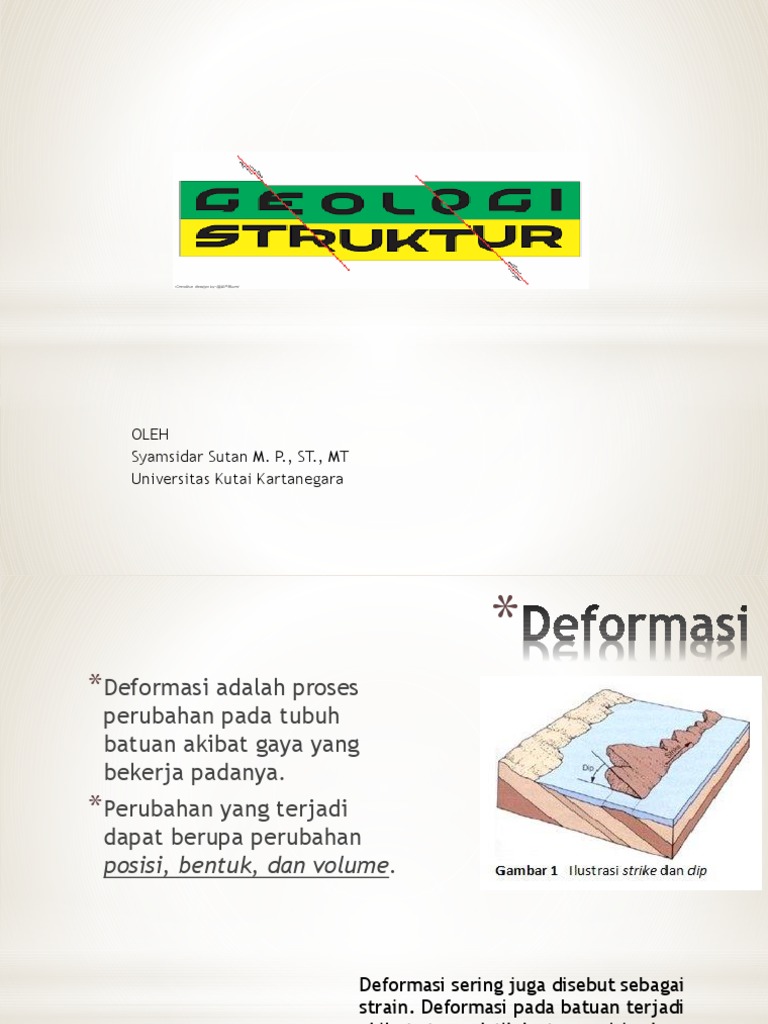 Dasar Dasar Pengenalan Struktur Geologi | PDF