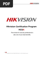 HCSA - Hikvision Technical Certification Program | PDF ...