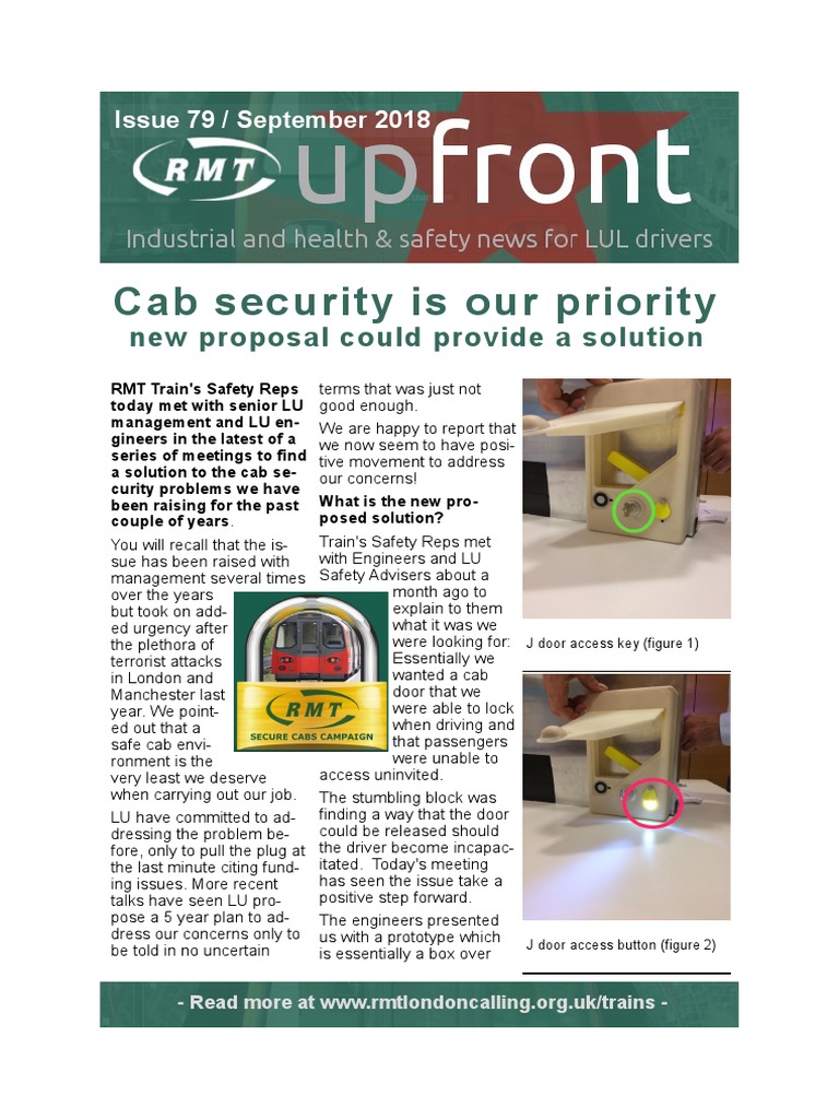 Upfront November 2018 Cab Security Special | PDF | Business