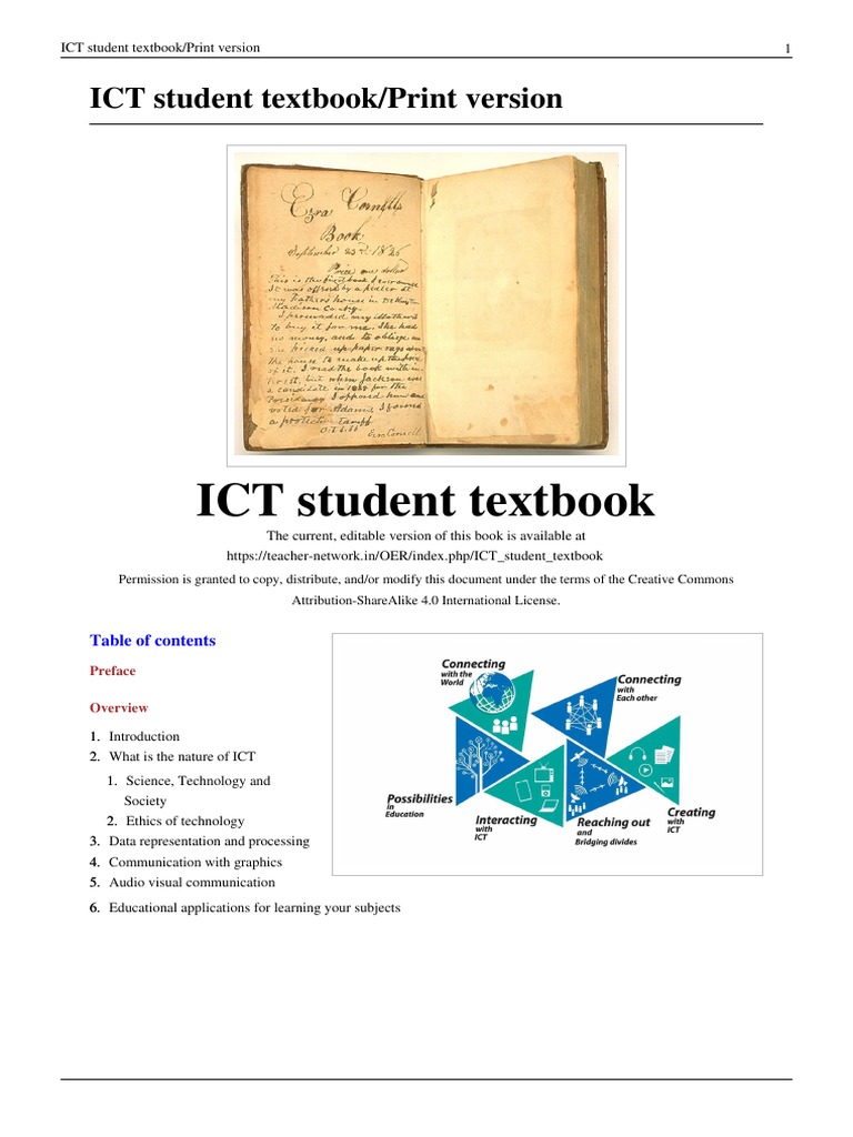ICT Student Textbook | PDF | Radio Wave | Educational Technology