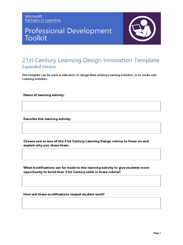 21CLD Planning Template | PDF | Career & Growth | Business