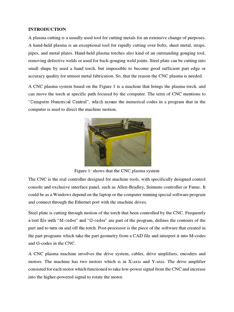 Introduction CNC Plasma | PDF | Numerical Control | Metalworking
