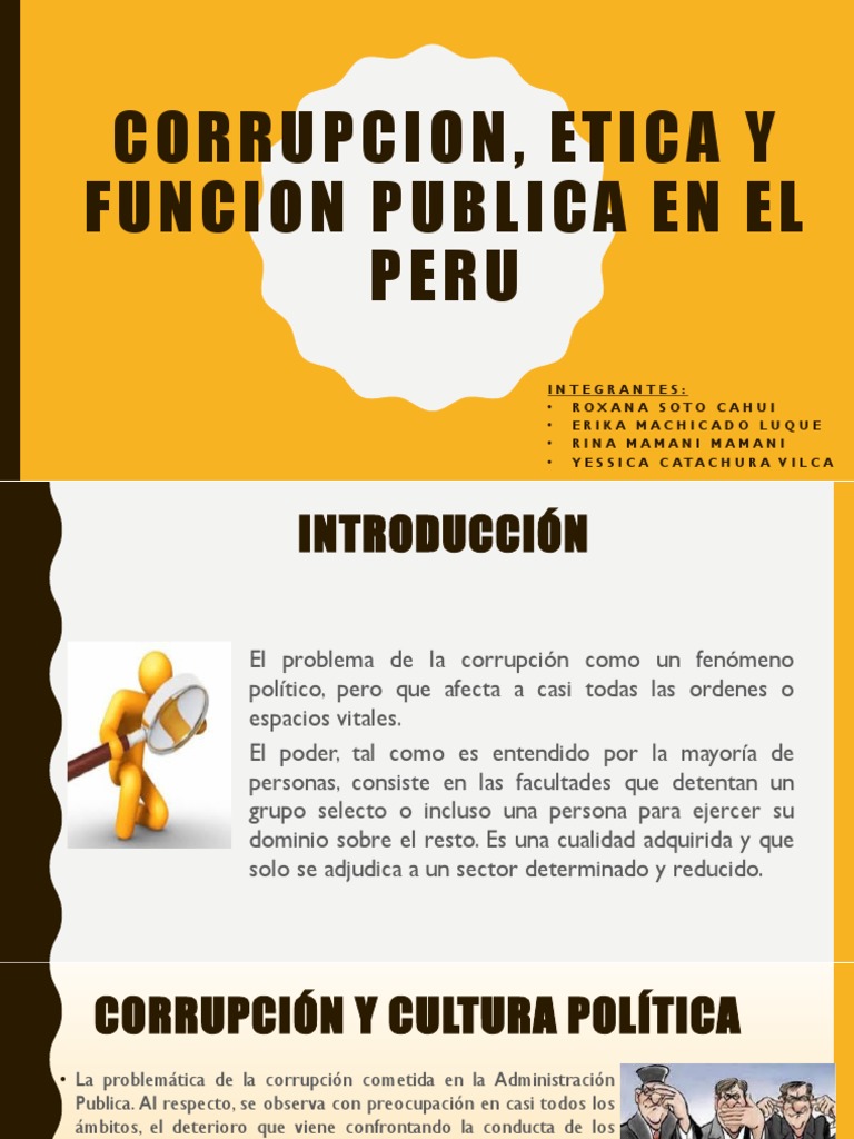 Corrupcion Etica Y Funcion Publica Pdf Corrupción Política