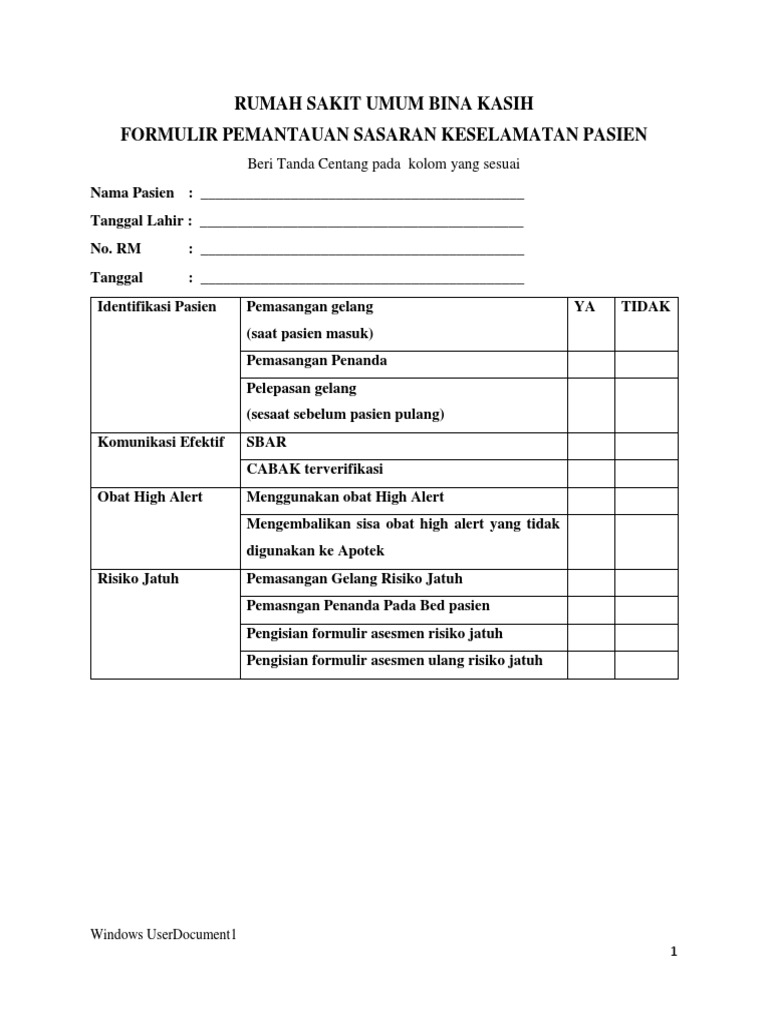 Form Monitoring SKP | PDF