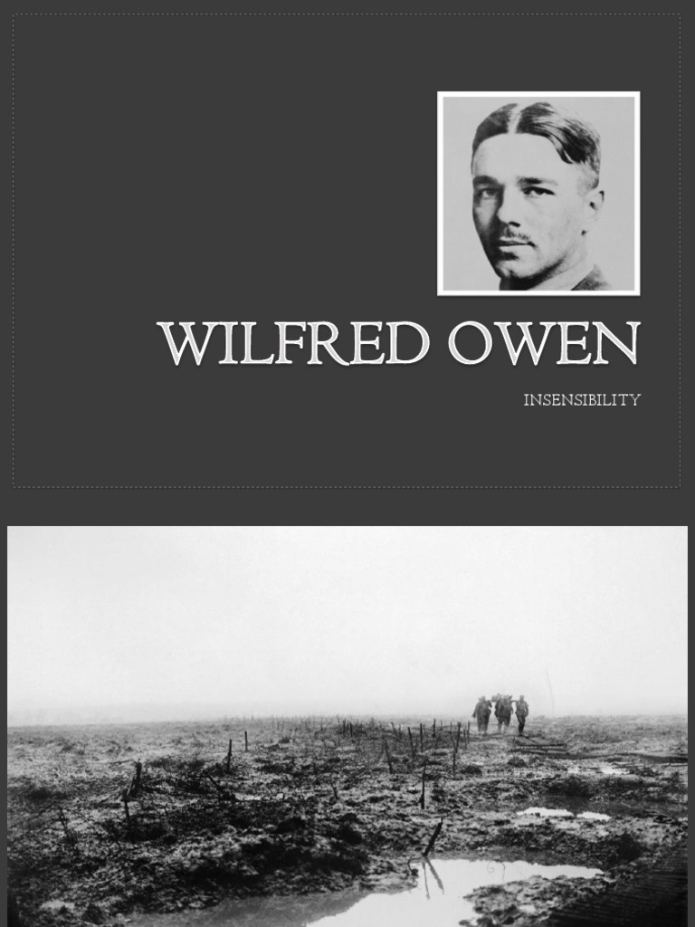 Y12 - Wilfred Owen - Insensibility | PDF | Poetry | Unrest