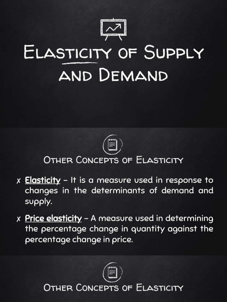 Elasticity of Supply and Demand | PDF | Price Elasticity Of Demand | Demand