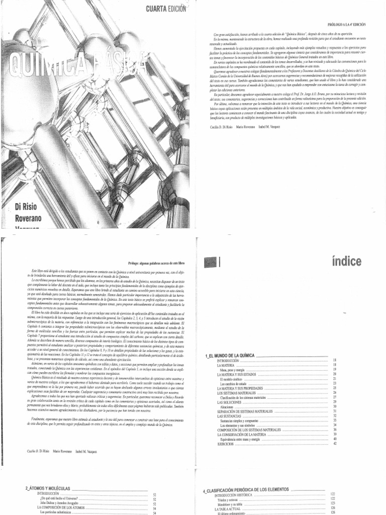 Quimica Basica Di Risio PDF | PDF