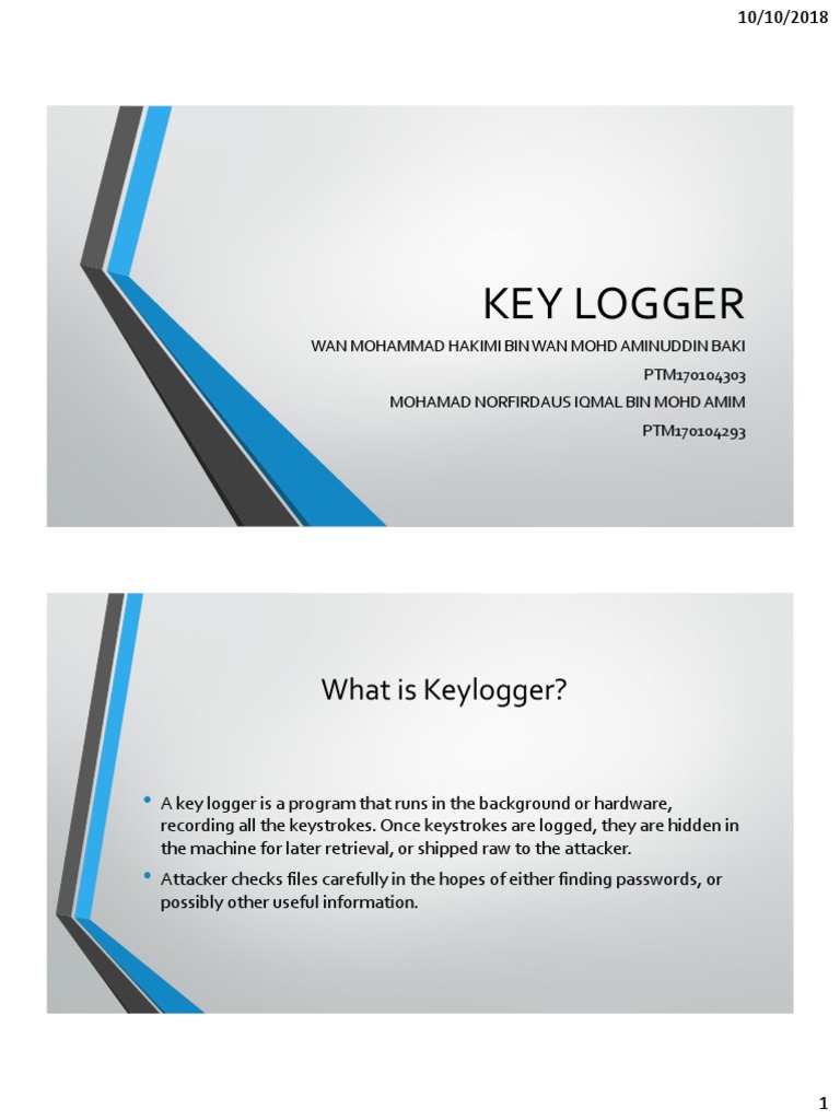 (Sem4.1) Key Logger | Download Free PDF | Security Engineering | Espionage Techniques