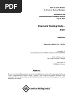AWS D1.1 - Structural Welding Code - Steel | PDF